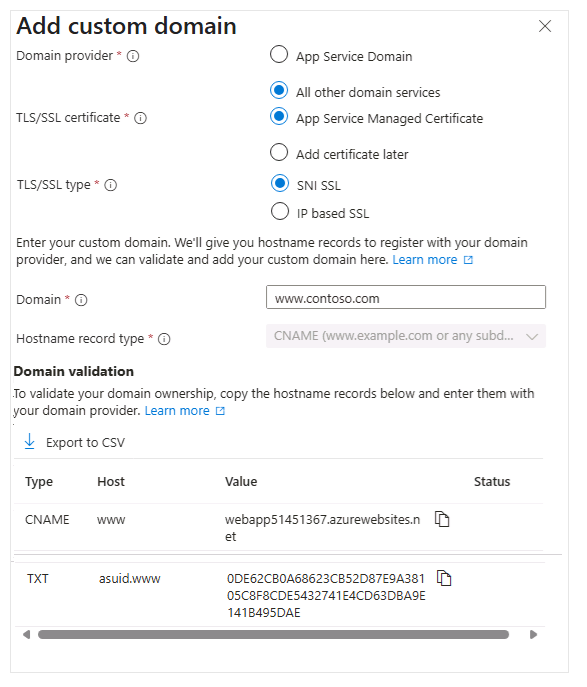 Azure App Services Configuration | MyWiki